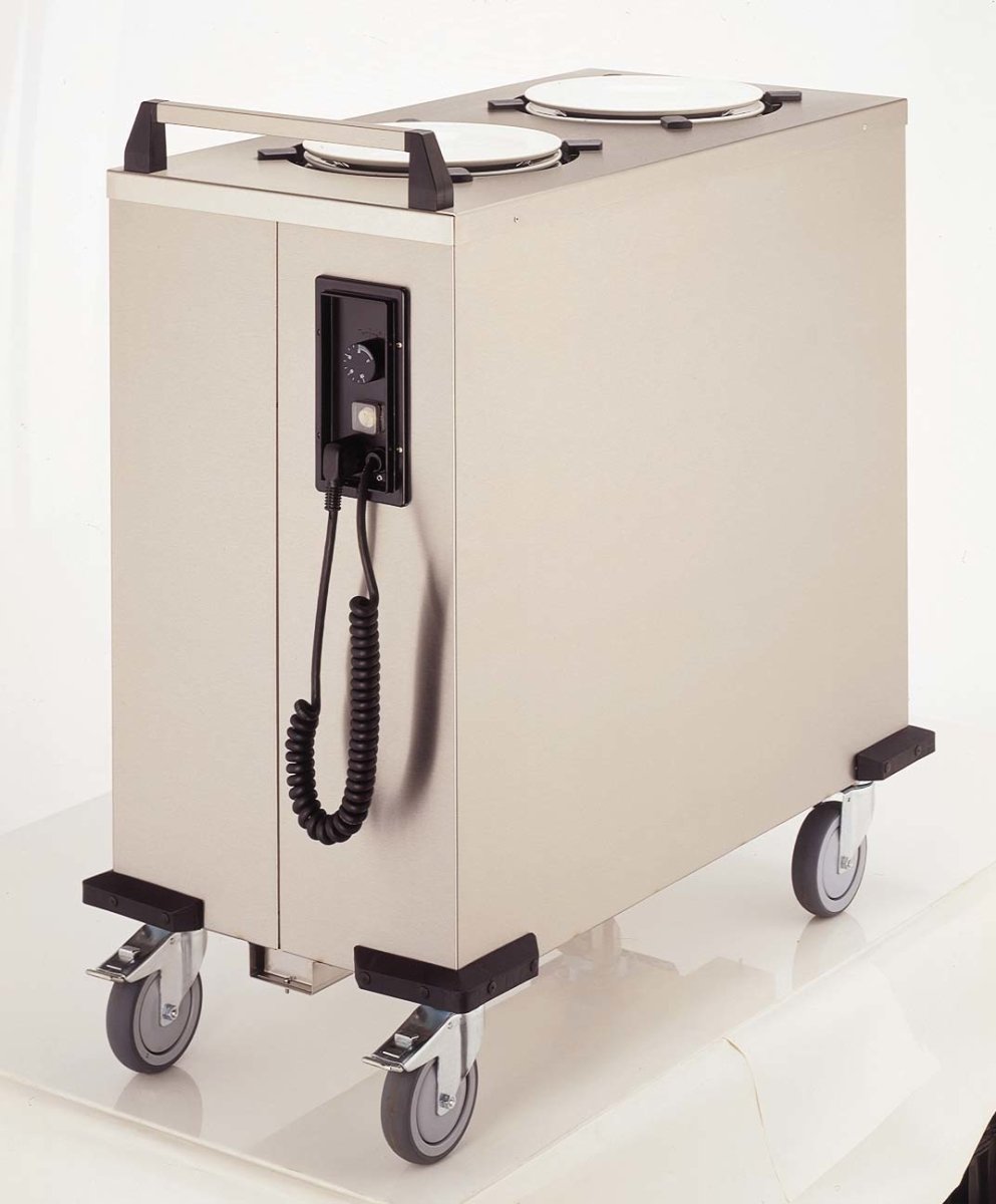 22.2995 2THN-MS310 Heated Two Stack Fixed Mobile Plate Dispenser for ...