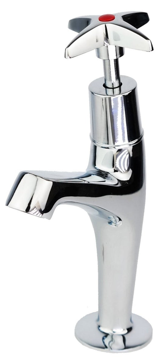 500SX - High Neck Pillar Tap, Cross Head - Oxford Hardware