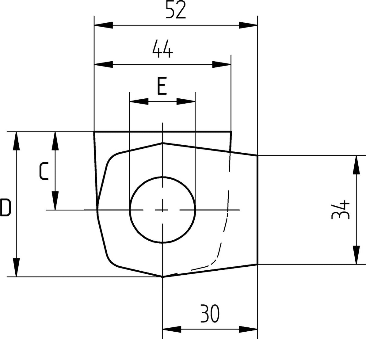 Edgemount Hinge :: 2600 Series - Oxford Hardware