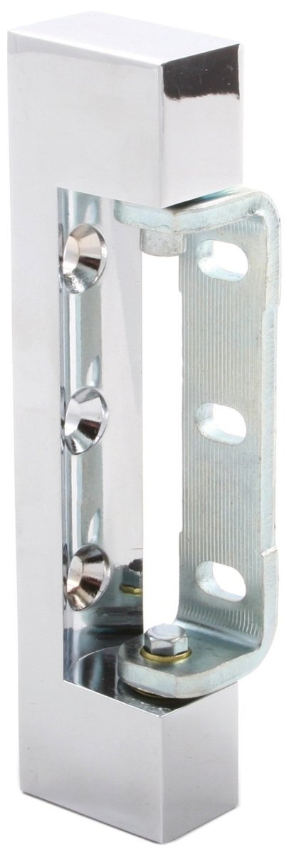 Edgemount hinge, chrome plated - Oxford Hardware