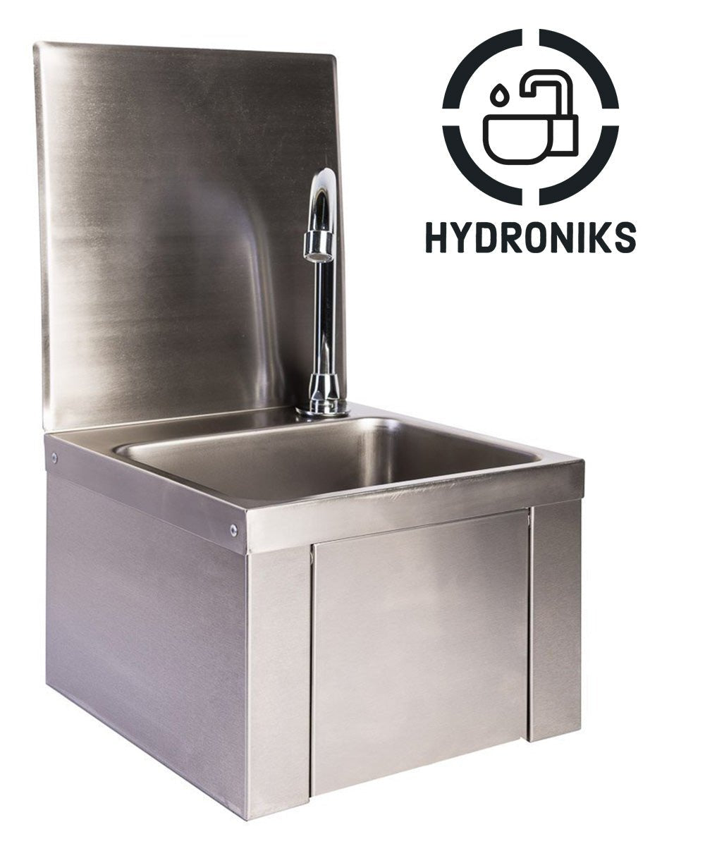 Square Wash Hand Basin :: Knee Operated - Oxford Hardware