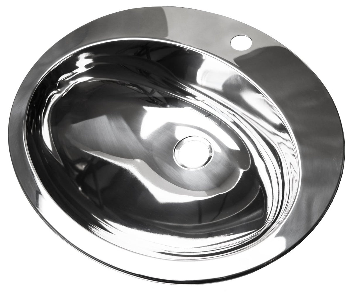 Italian Polished Sink Bowls -Insert :: Oval with Tap Holes - Oxford ...