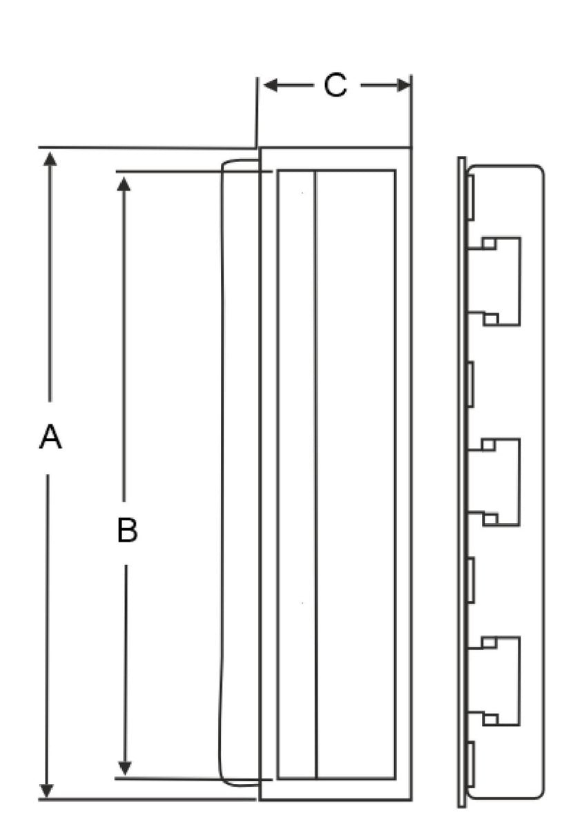 Recessed Plastic Handles - Oxford Hardware