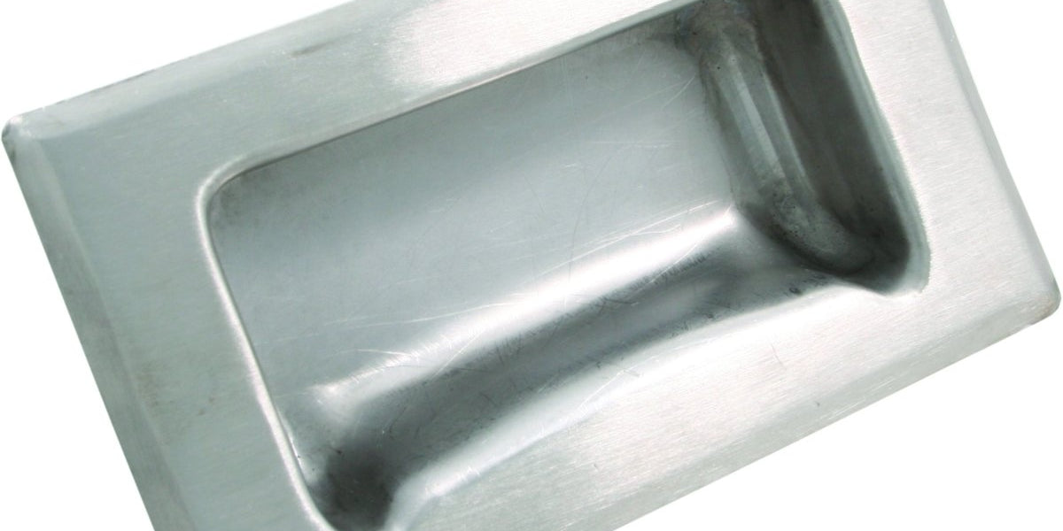 Stainless Steel Bevelled Edge Flush Door Pull - Oxford Hardware