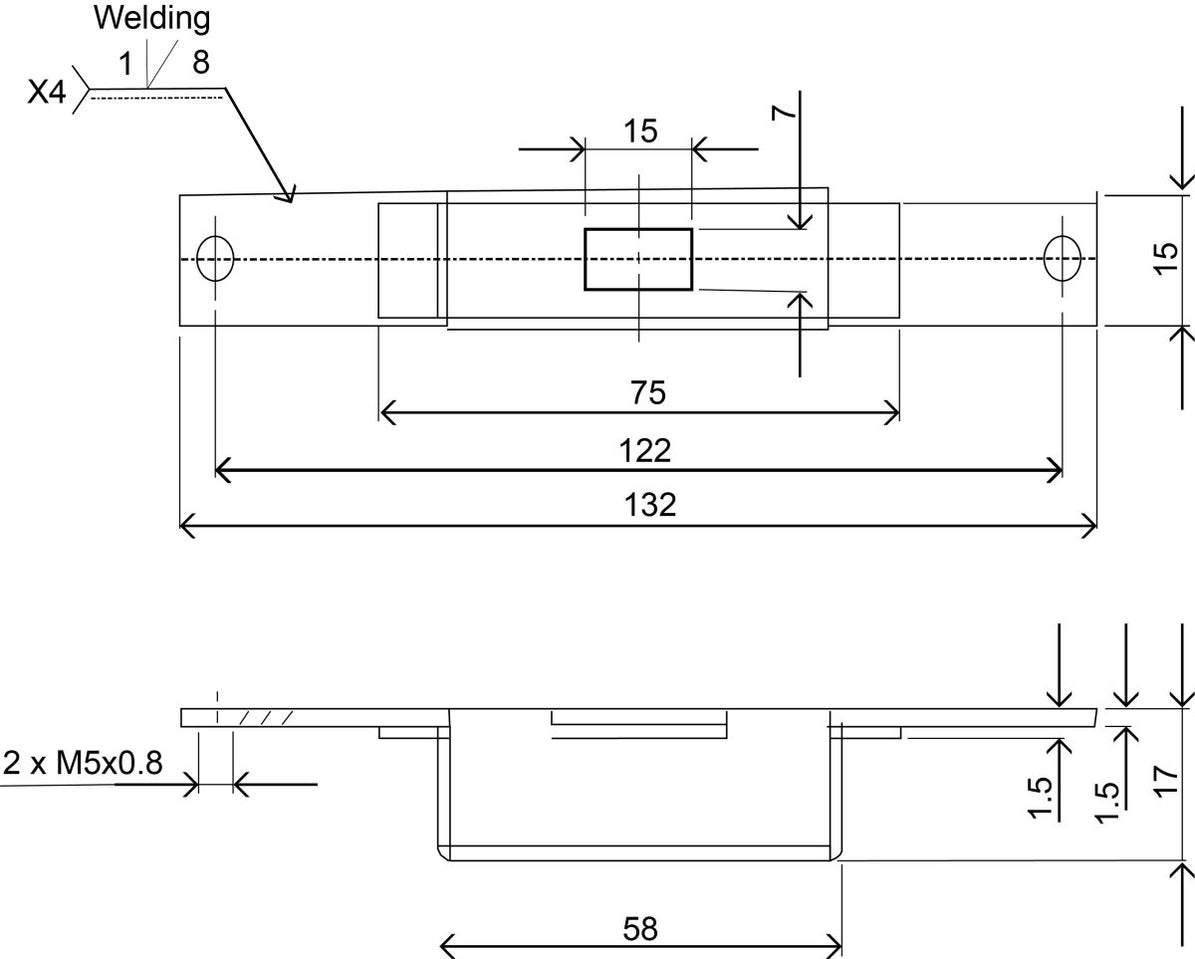 Stainless Steel Cabinet Friction Catches - Oxford Hardware