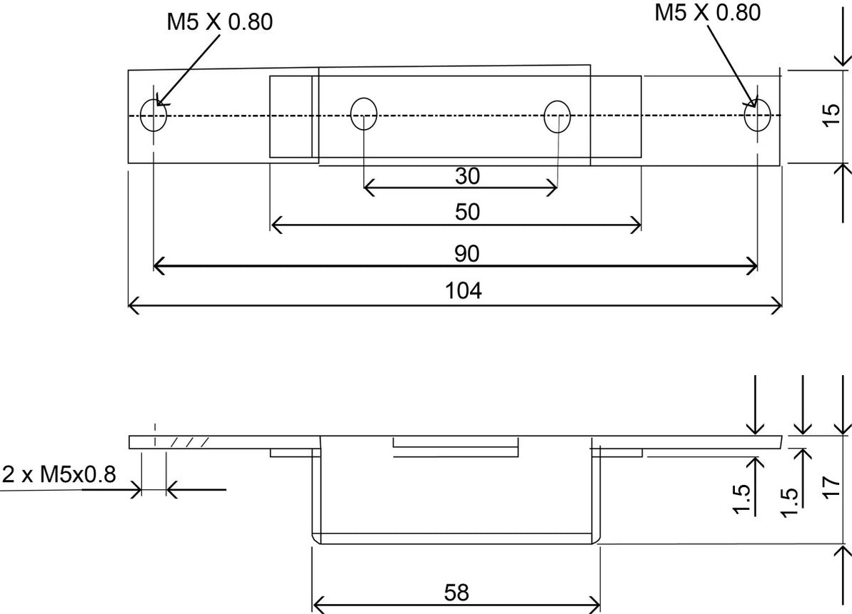 Stainless Steel Cabinet Friction Catches - Oxford Hardware